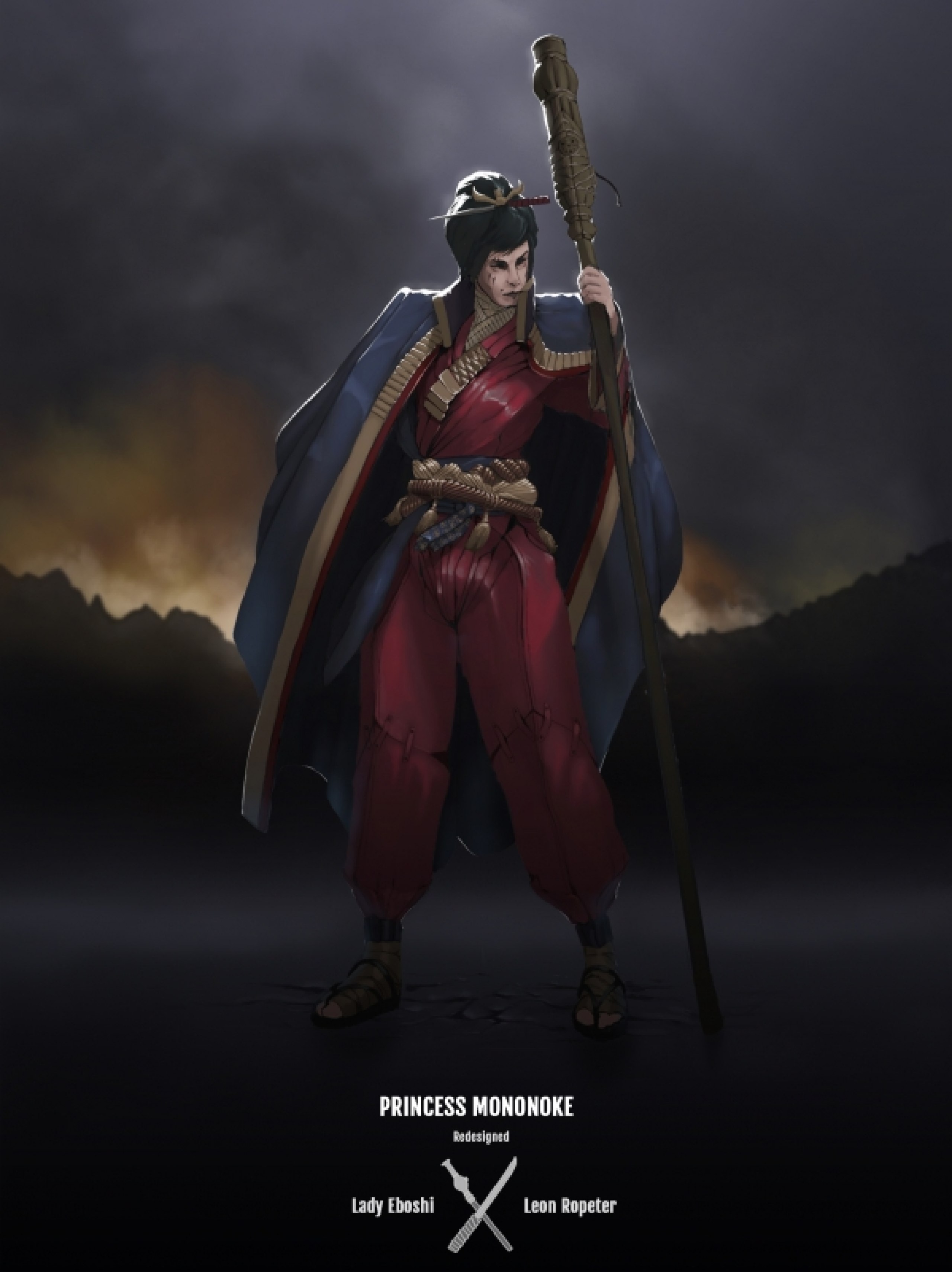 Princess Mononoke: Character Redesign